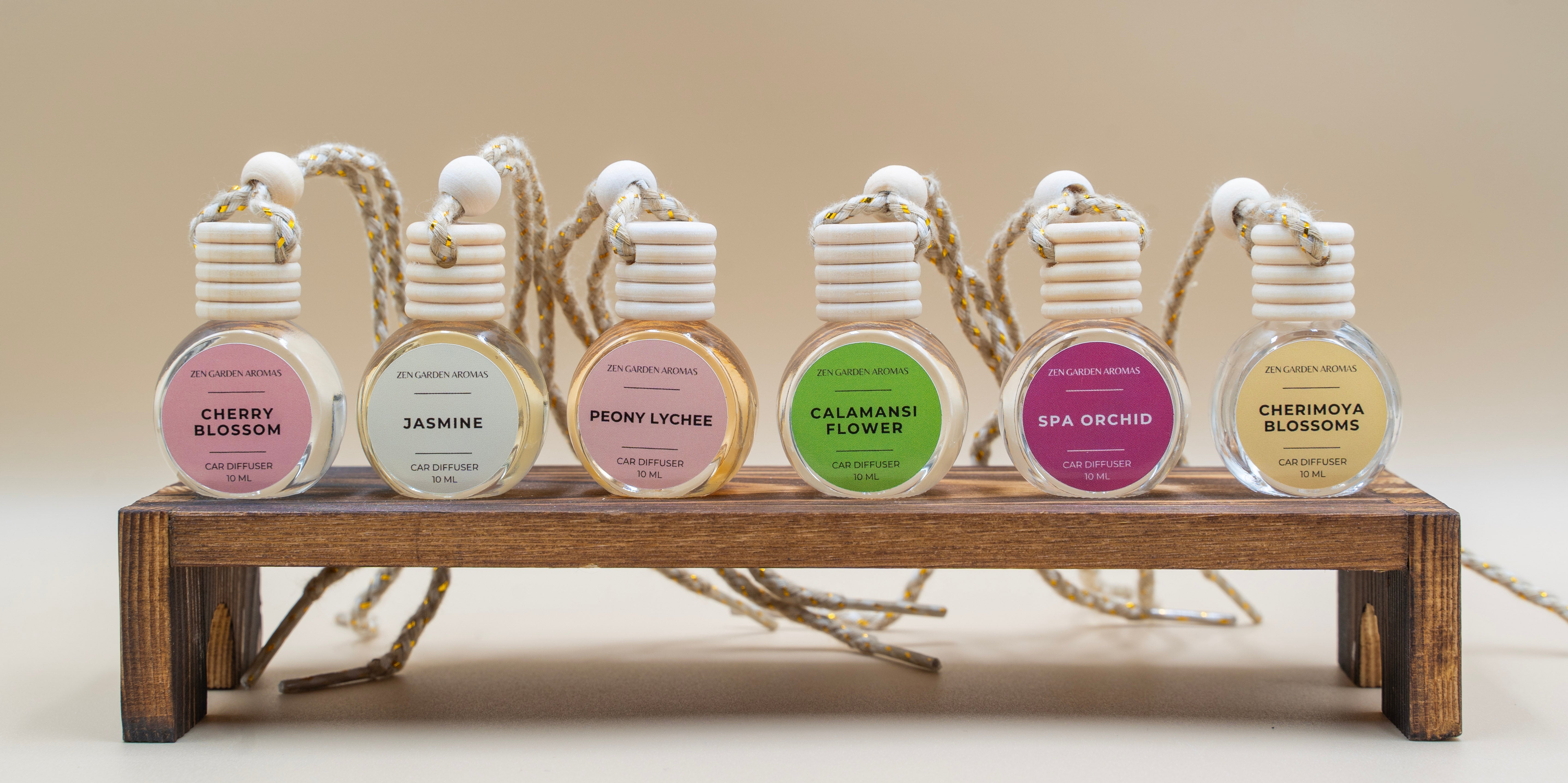 FLORAL SCENTED CAR DIFFUSERS – Zen Garden Aromas
