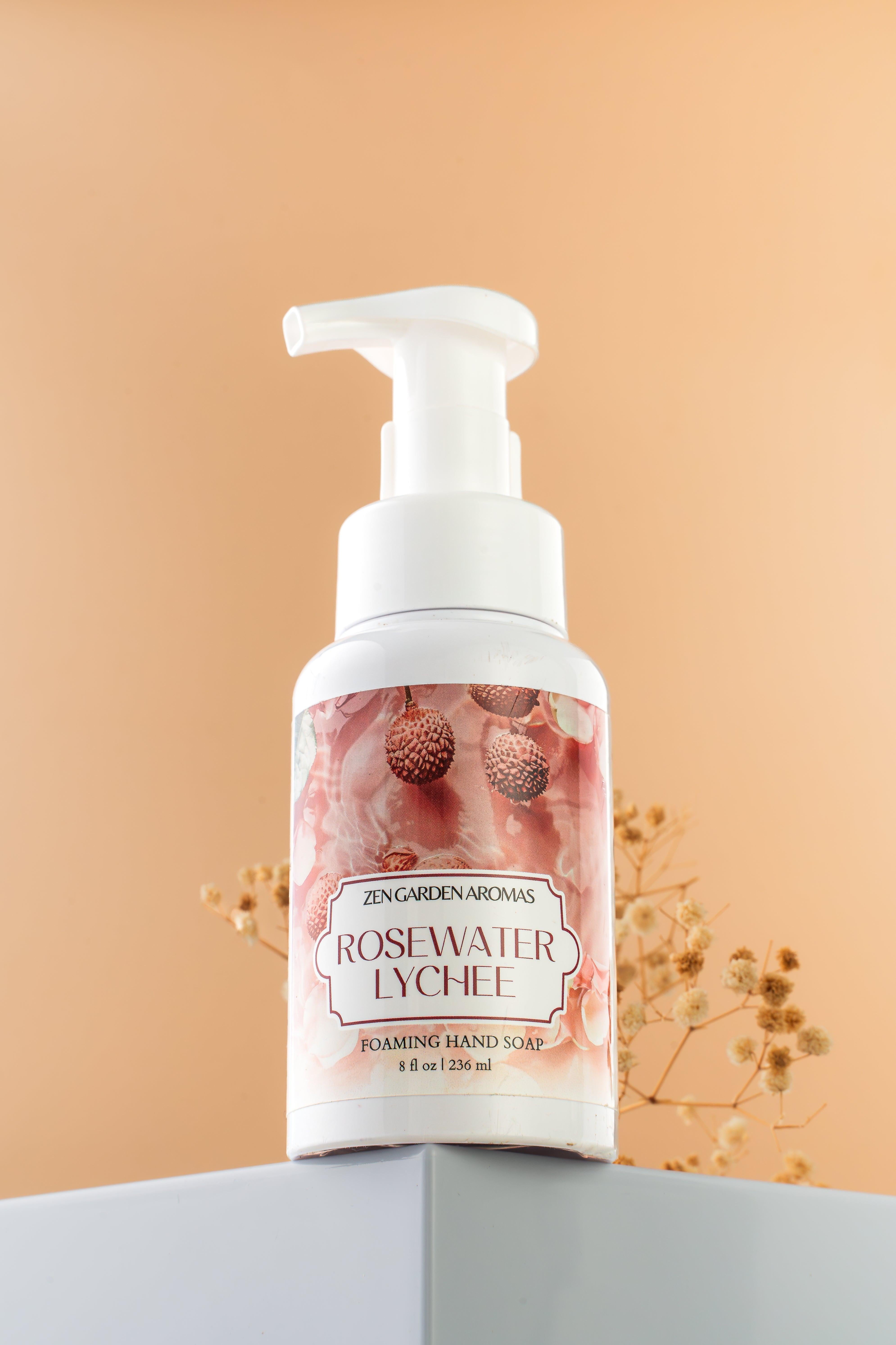 Rosewater Lychee Foaming Soap – Zen Garden Aromas